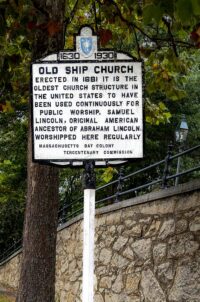 History - Old Ship Church